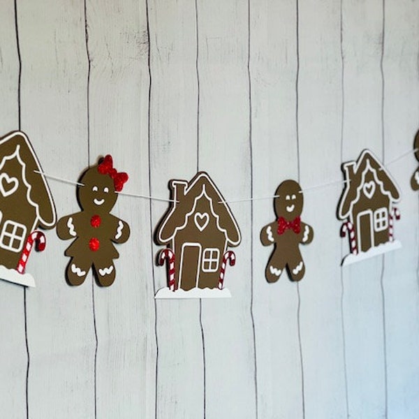 Gingerbread Garland - Etsy