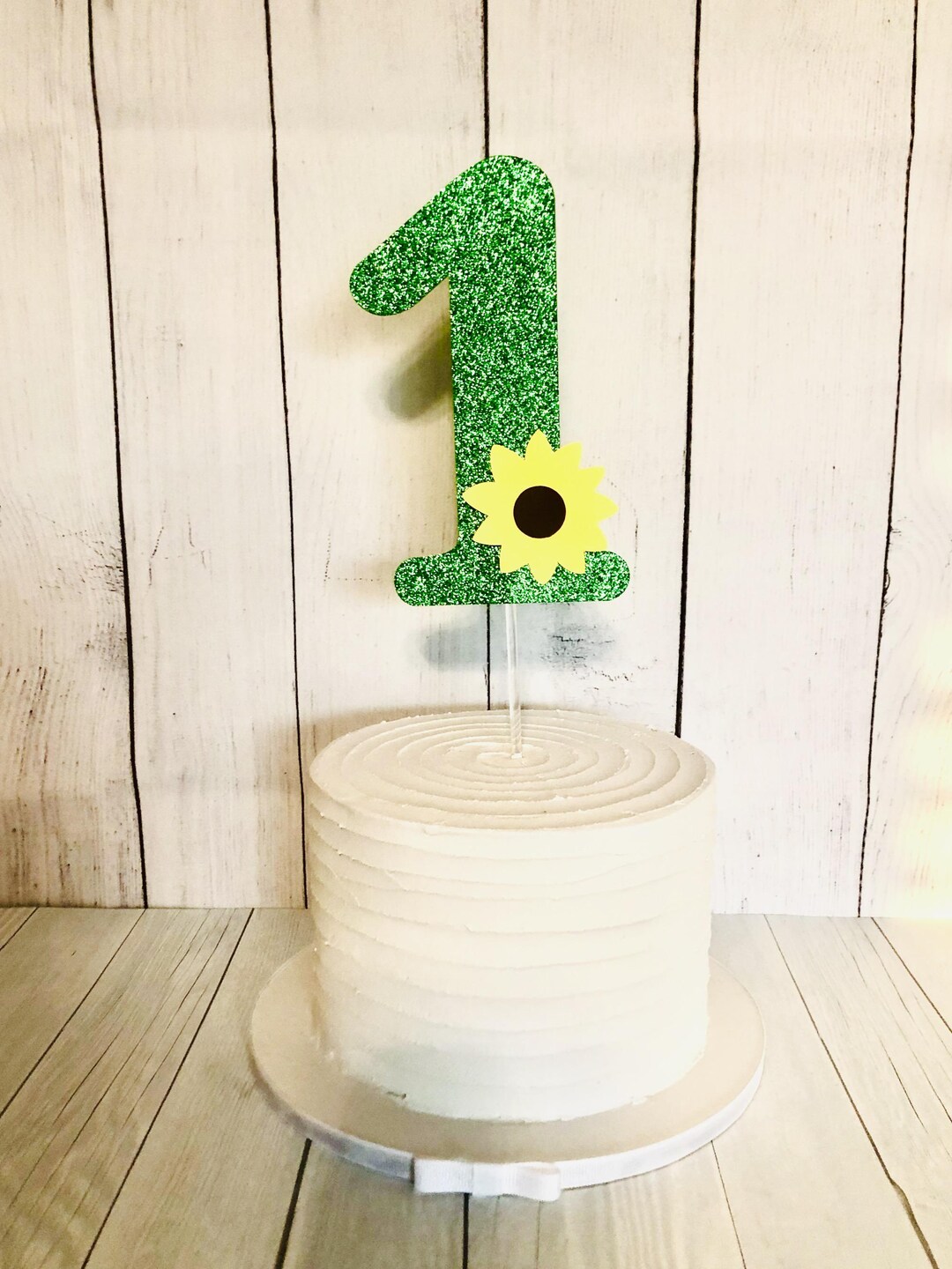 Sunflower Number Cake Topper, Garden Birthday Party Decoration - Etsy