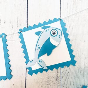 Shark Birthday Banner, Baby Shark Banner, Birthday Banner, Shark Party ...