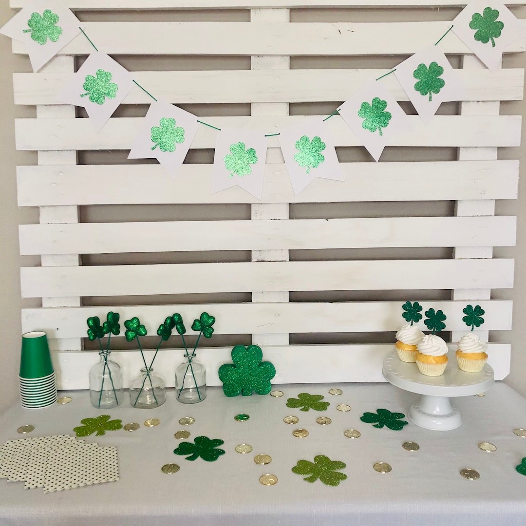 St. Patricks Day Banner, St.patricks Day Mantel Decor, St.patricks Day ...