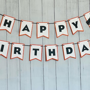Motorcycle Birthday Banner, Motorcycle Inspired Birthday Banner ...