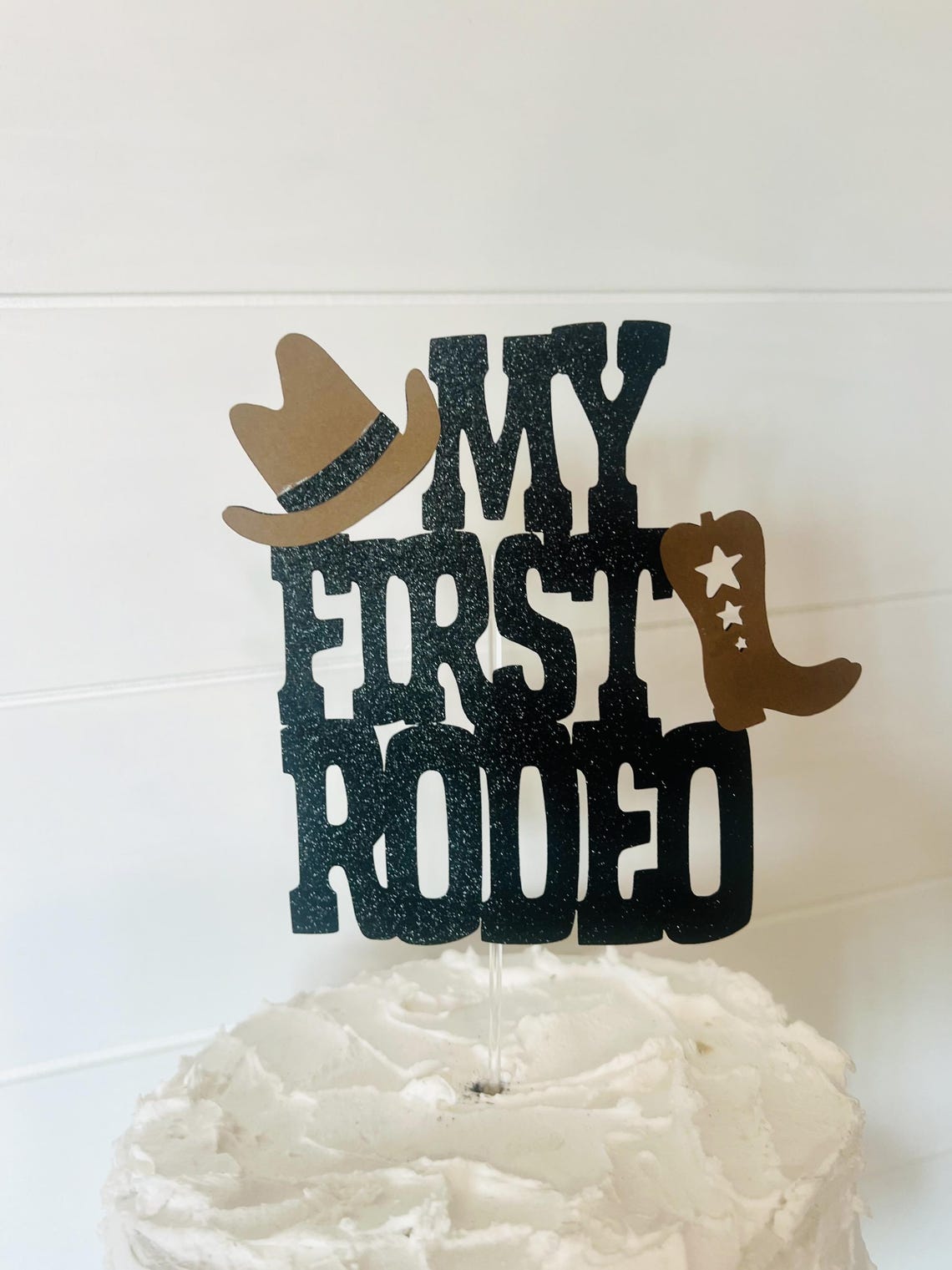 My First Rodeo Cake Topper, Rodeo Cake Topper, Western Cake Topper ...