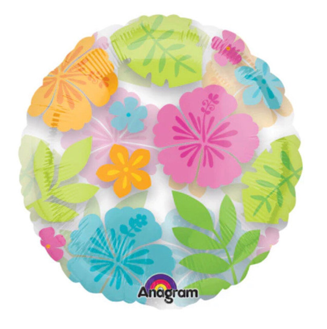 Hawaiian Balloon, Hawaiian Party Decor, Tropical Party Balloon, Luau ...