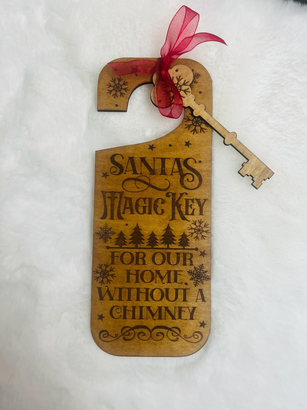Santa's Magic Key, No Chimney Santa Key, Santa Key for Door, Santa ...