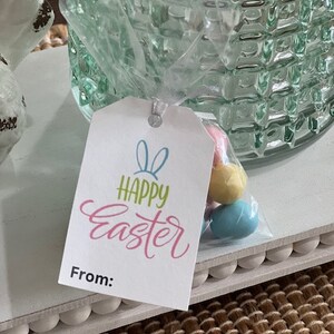 Easter Gift Bag Tags, Kids Party Favors (printable) - Etsy