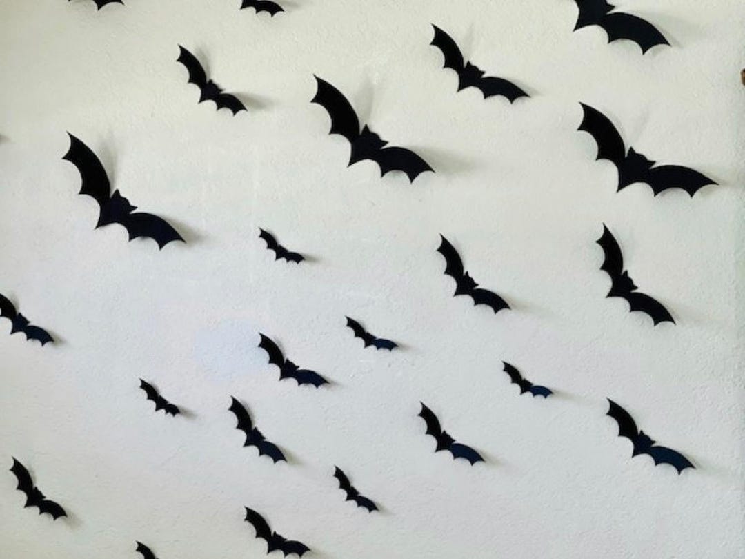 Halloween Bat Decor, Bat Wall Decor, Spooky Bat Decor, Bat Cut Outs ...