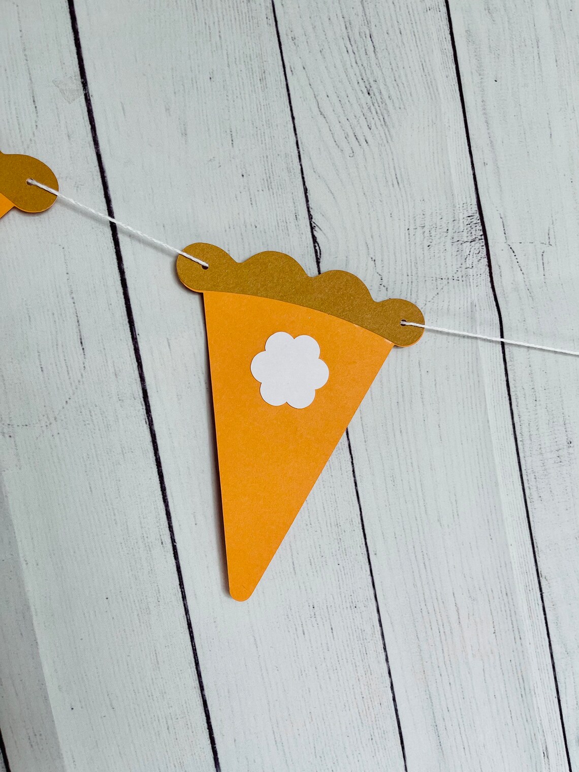 Pumpkin Pie Banner Garland Pumpkin Thanksgiving Banner Pie - Etsy