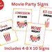 Movie Party Printable Set, Movie Party Printable, Home Movie Night ...
