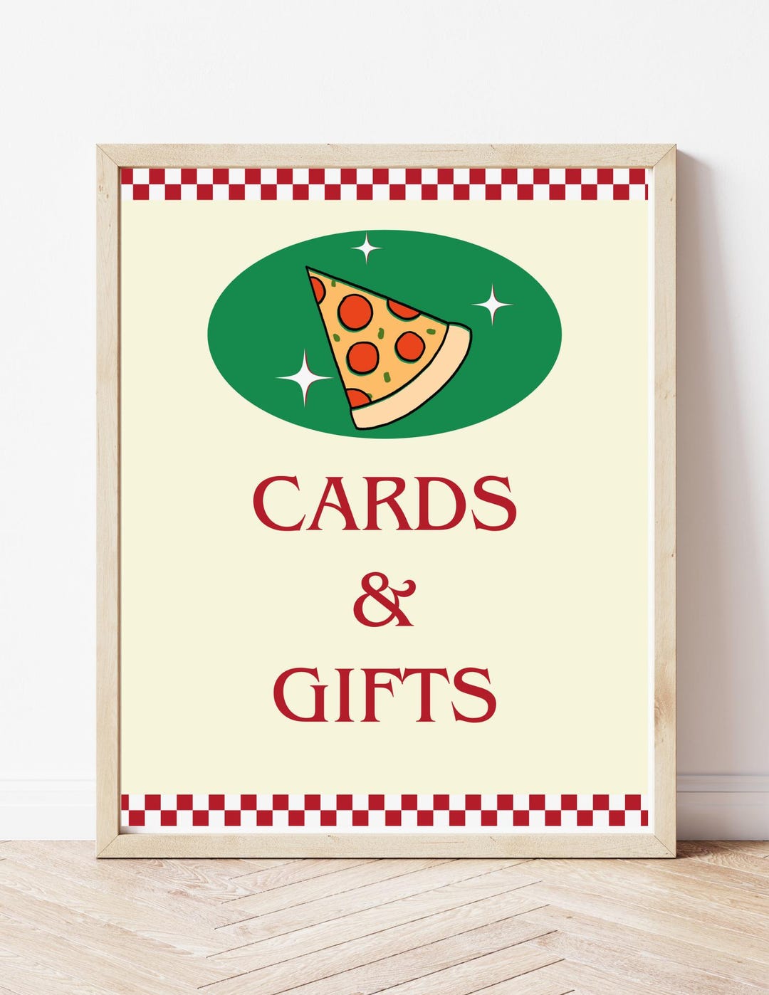 Pizza Party Digital Sign, Pizza Party Cards & Gifts Sign, Pizza Party ...