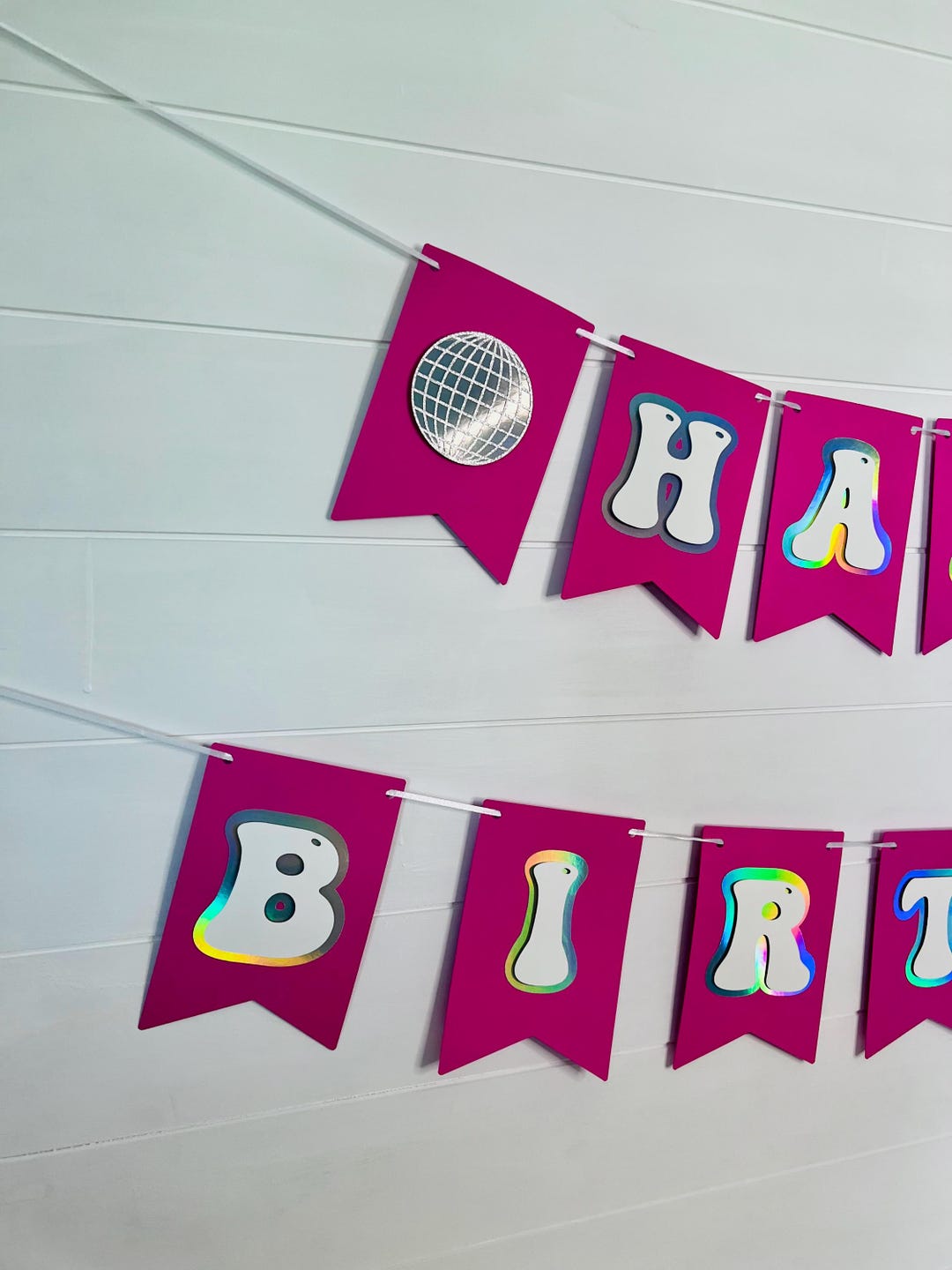 Disco Cowgirl Birthday Banner, Cowgirl Birthday Banner, Disco Birthday ...