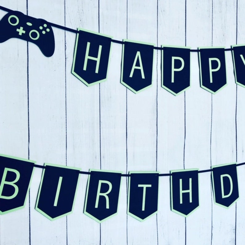 Video Game Banner Xbox Banner Gamer Banner Xbox Birthday - Etsy