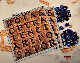 Sator Square & Paternoster Board Game - Etsy