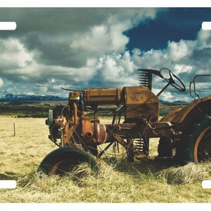 Antique Custom Tractor Field Farm Farming Novelty License Plate Car ...