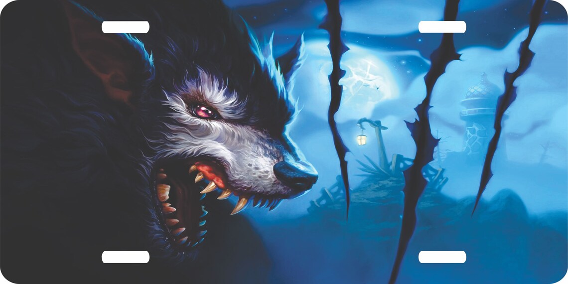 Werewolf Wolf Hunting Beast Animal Dog Monster Hunter Novelty Car Truck ...