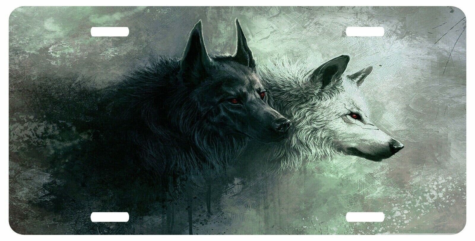 Wolf Wolves Pack Hunting Beast Dog Hunter Novelty Car Truck Tag License ...