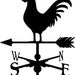 Weathervane Rooster Farm Chicken Car Truck Window Laptop Vinyl Decal ...