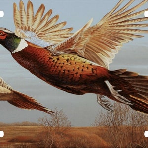 Pheasants Birds Quail Duck Hunting Game Novelty License Plate Car Truck ...