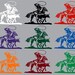Cowboy Roping Calf Western Rodeo Bull Horse Car Truck Window Vinyl ...