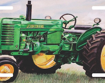 Antique Custom Tractor Field Farm Farming Novelty License | Etsy