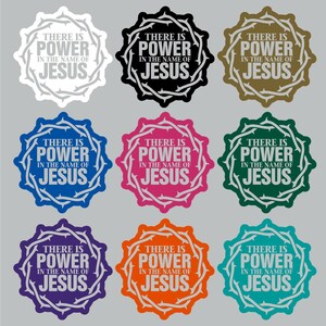 Christian Power in Jesus Christ Crown GOD Truck Car Window Vinyl Decal ...