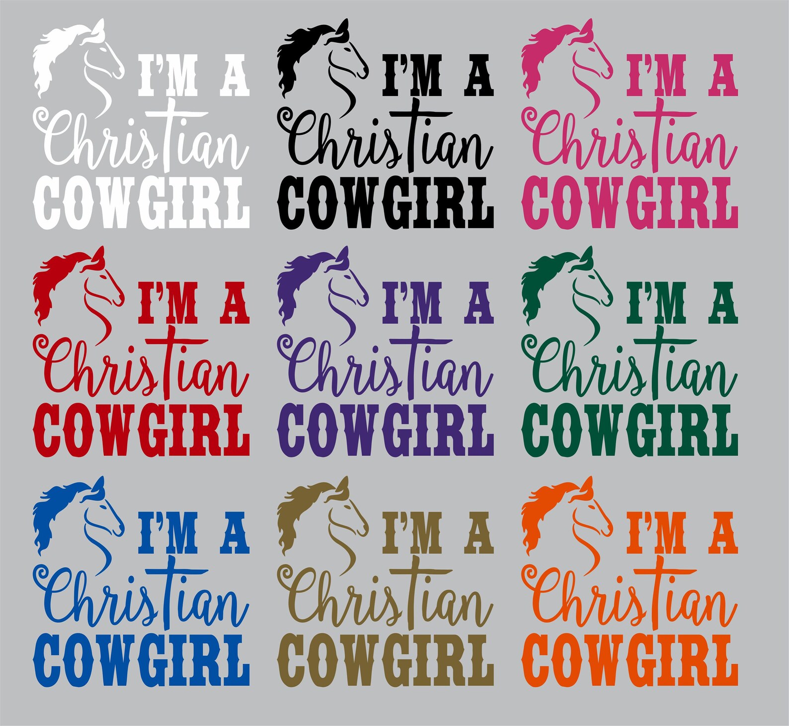 Christian Cowgirl Church Praying Rodeo Horse Love Lord GOD Jesus Christ ...