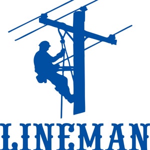 Lineman Electrician Linemen Power Pole Worker Car Truck Window Laptop ...