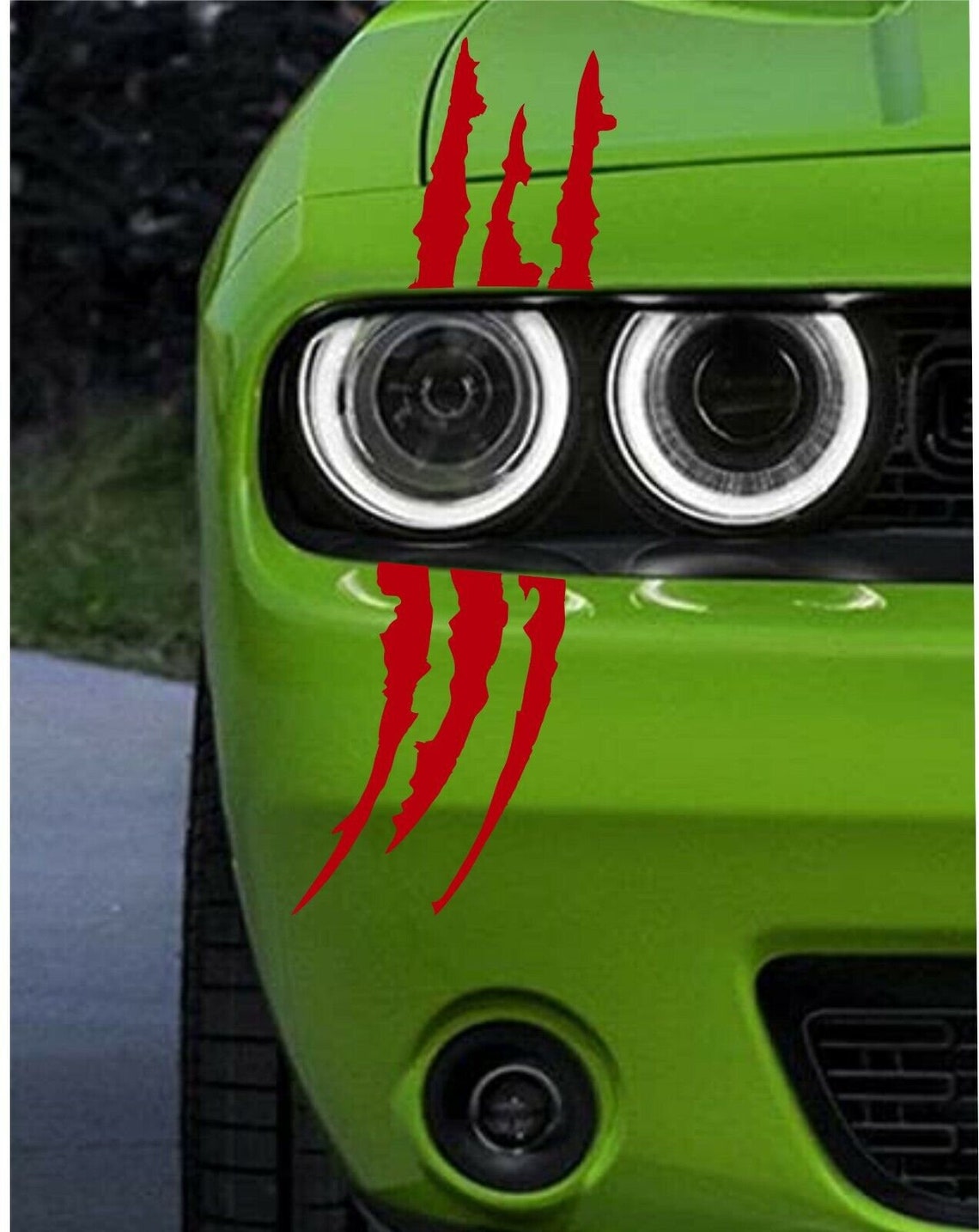 Headlight Scratch Rip Tear Tribal Reflective Vinyl Decal Sticker - Etsy
