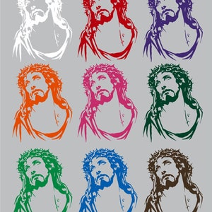 Jesus Christ Christian Lord GOD Car Christmas Truck Window Vinyl Decal ...