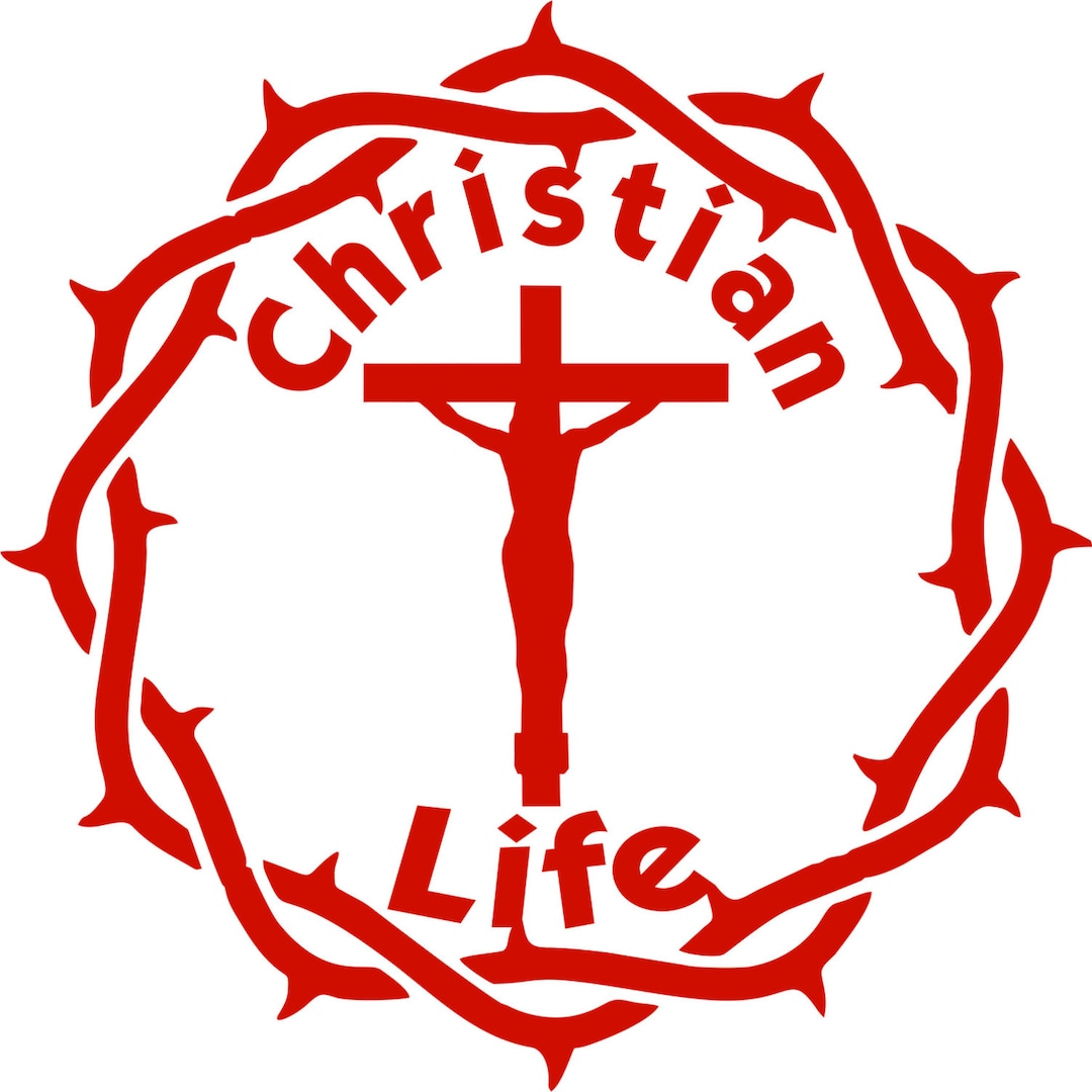 Christian Life Jesus Christ Lord GOD Crown of Thorns Cross Car Truck ...