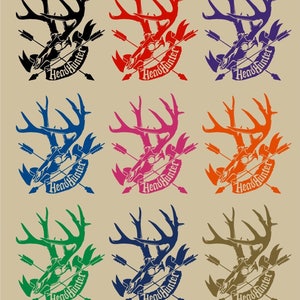 Hunting Headhunter Deer Skull Bow Arrow Car Truck Window Laptop Vinyl ...
