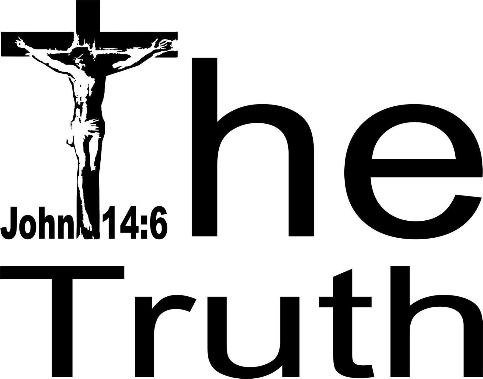 Jesus Christ Christian Cross Lord Car Truck Window Laptop Vinyl Decal ...
