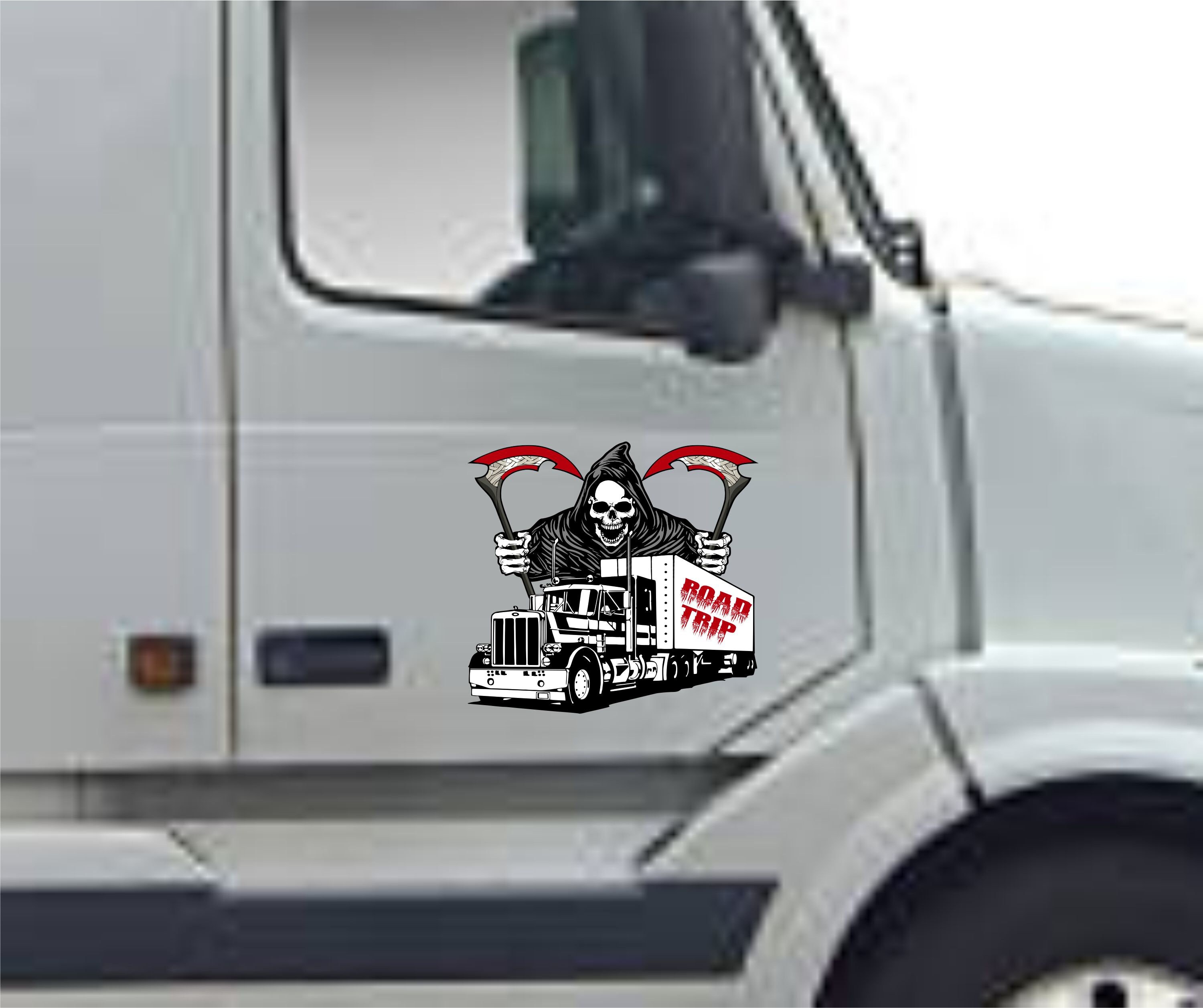 Grim Reaper 18 Wheeler Semi Big Rig Diesel Road Trip Truck - Etsy Singapore