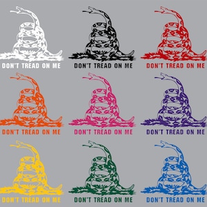 Don't Tread on Me Snake Gun Control 2nd Amendment Freedom Car Truck ...