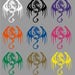 Tribal Dragon Magic Fantasy Creature Beast Demon Car Truck Window ...