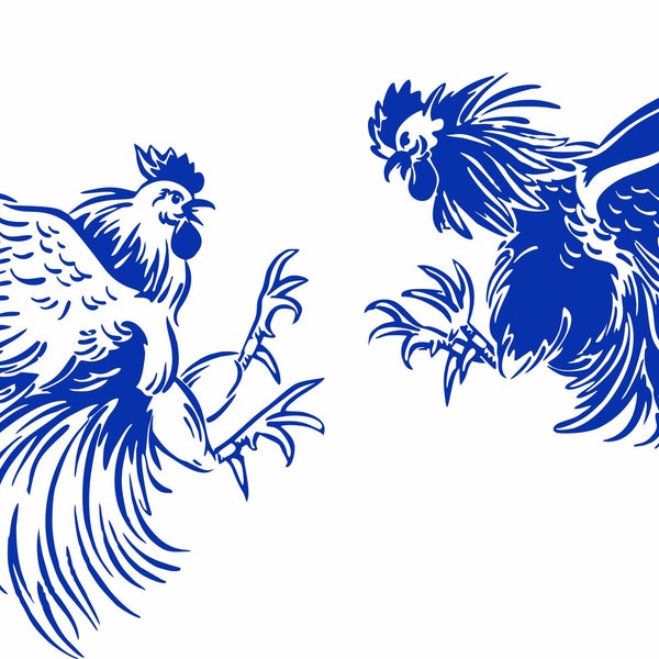 Rooster Decals - Etsy