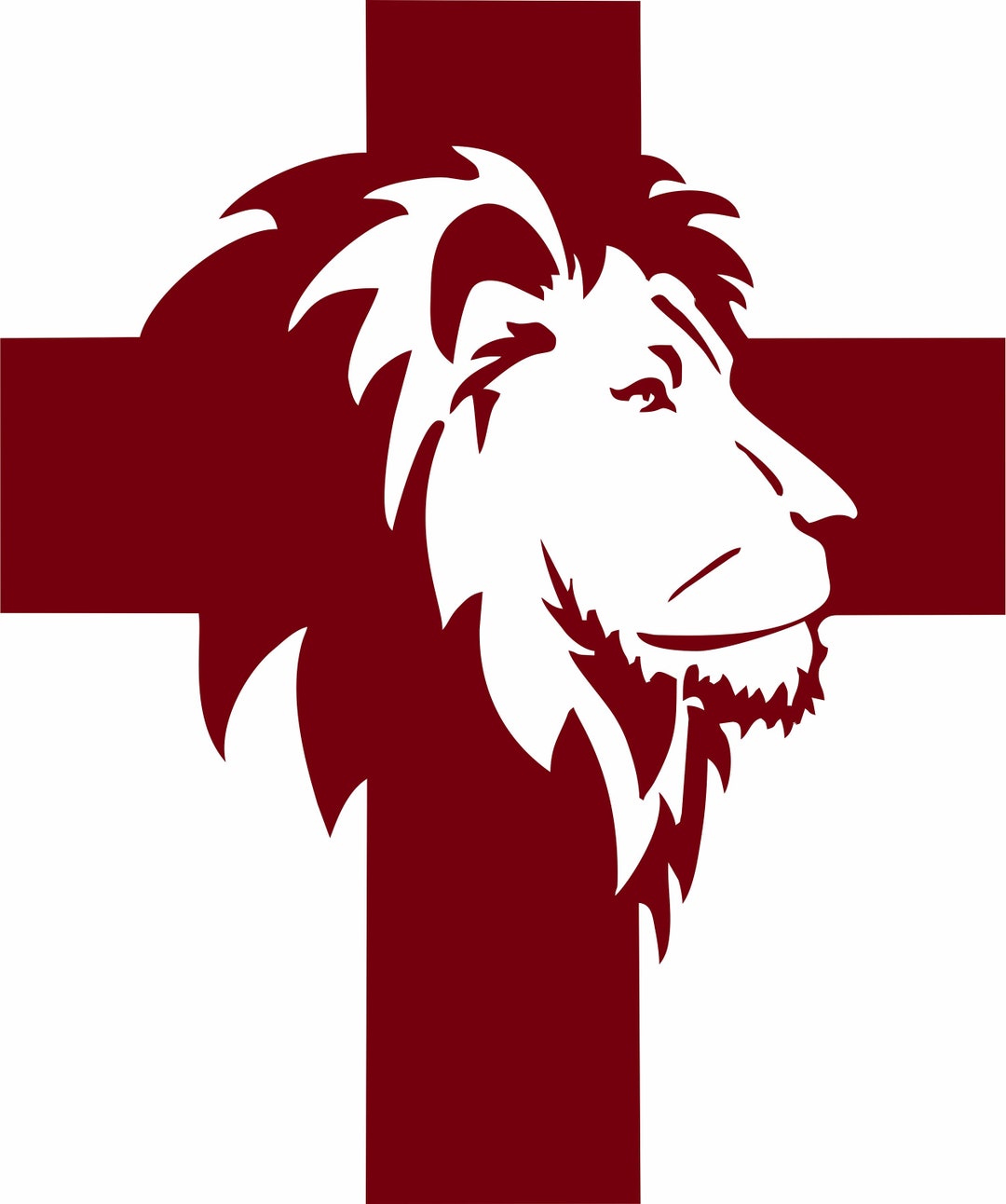 Jesus Christ Lion Judah Yeshua Cross Christian GOD Vinyl Decal Sticker ...