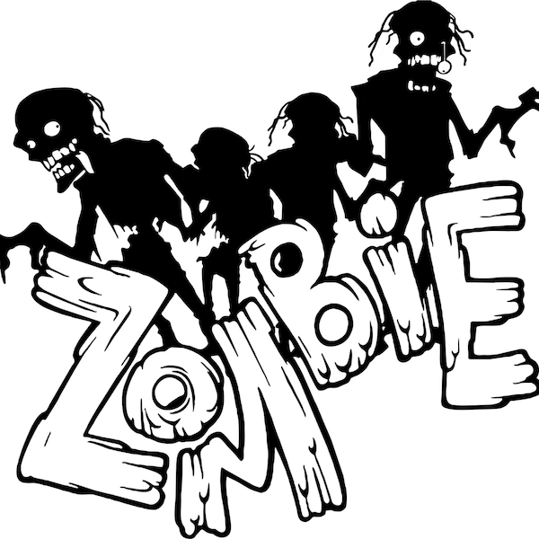 Zombie Car Decal - Etsy
