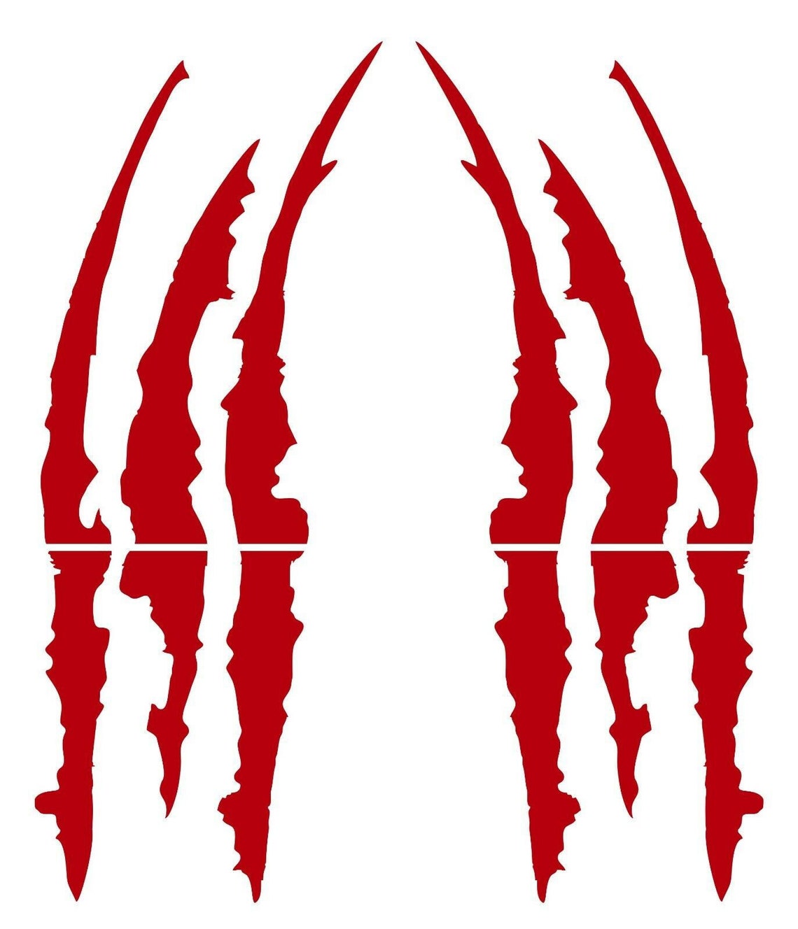 Headlight Scratch Rip Tear Tribal Reflective Vinyl Decal Sticker - Etsy
