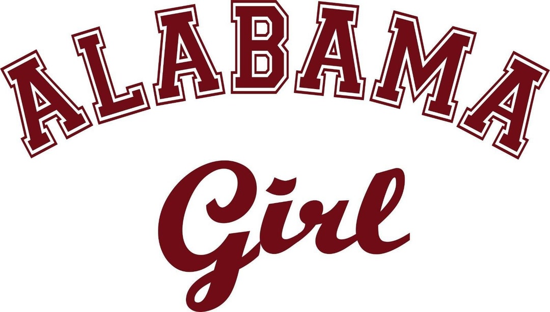 Alabama Girl Sports Football Car Truck Window Wall Laptop Vinyl Decal ...