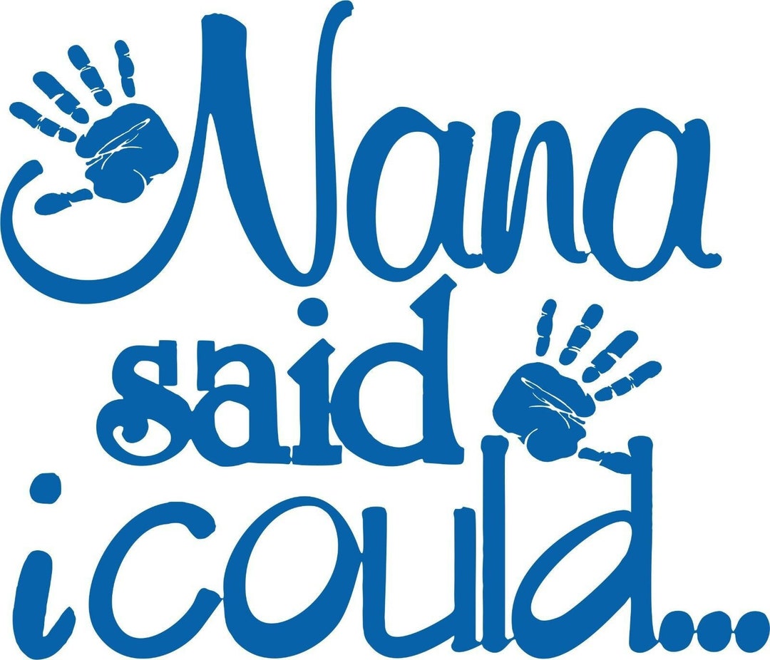 Nana Grandparent Grand Mother Car Truck Window Wall Laptop Vinyl Decal ...