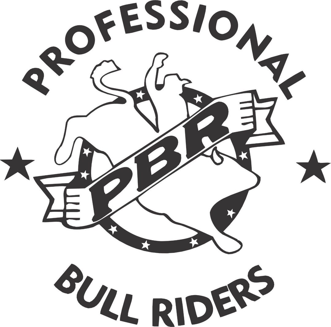 PBR Professional Bull Laptop Rodeo Cowboy Car Truck Window Vinyl Decal ...