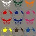 Soccer Skull Helmet Sports Ball Head Car Truck Window Vinyl Decal ...