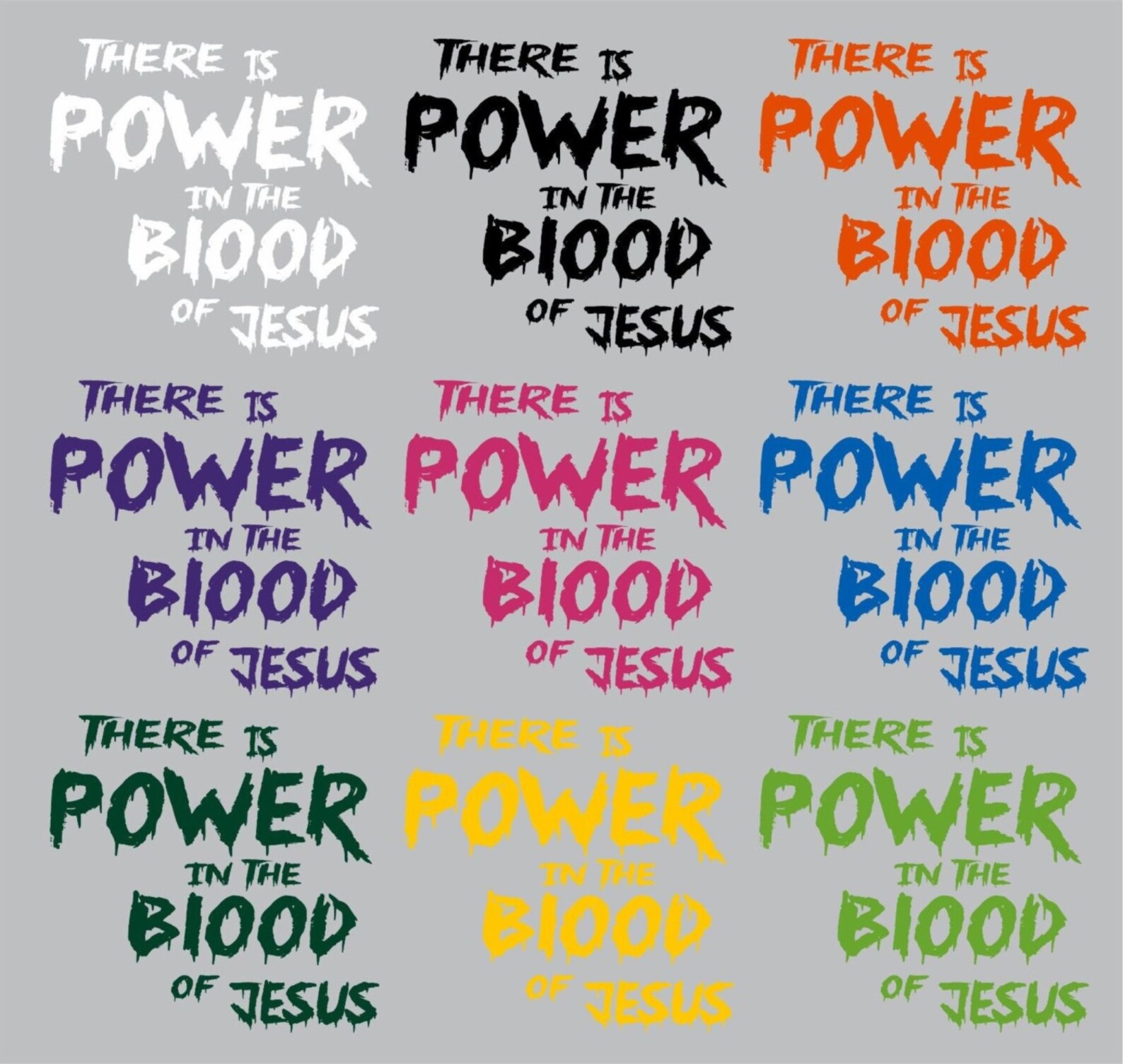 Power Blood Jesus Christ Lord GOD Bible Truck Car Window Vinyl Decal ...
