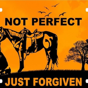 Christian Cowboy Praying Cross Western Tree Horse Jesus Christ License ...