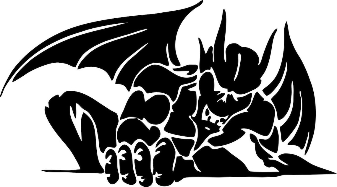 Gargoyle Creature Monster Beast Car Truck Window Vinyl Decal Sticker - Etsy