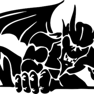 Gargoyle Creature Monster Beast Car Truck Window Vinyl Decal Sticker - Etsy