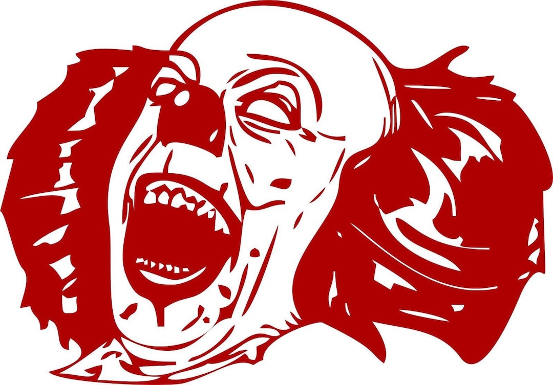 Clown Evil Jester Skull Circus Car Truck Laptop Window Vinyl Decal ...