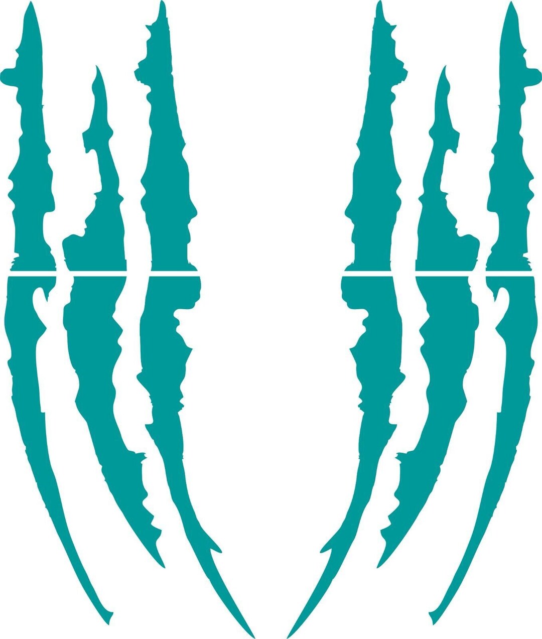 Headlight Scratch Monster Rip Tear Claw Tribal Vinyl Decal Sticker - Etsy