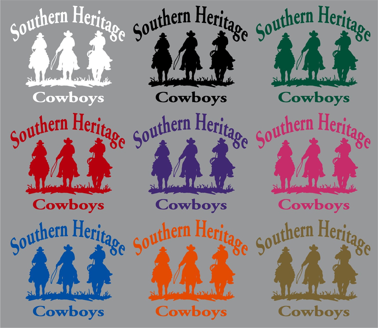 Cowboy Horse Western Rodeo Southern Car Truck Window Vinyl - Etsy