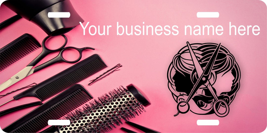 Custom Hair Stylist Aluminum License Plate Car Tag - Etsy